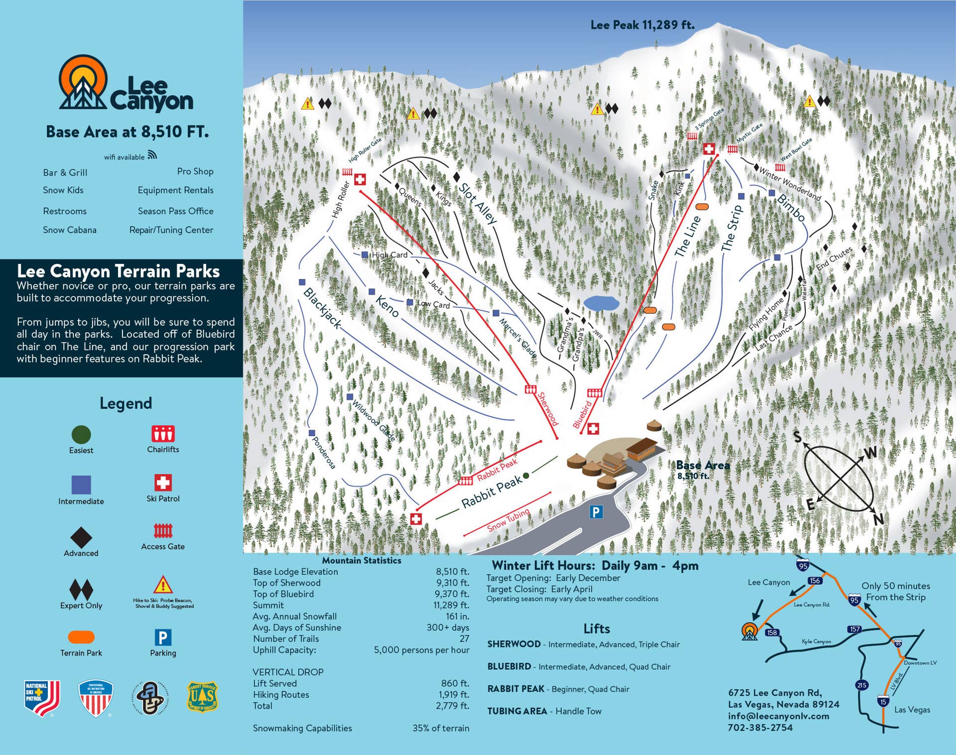 Las Vegas' Ski Season Extended - Powder