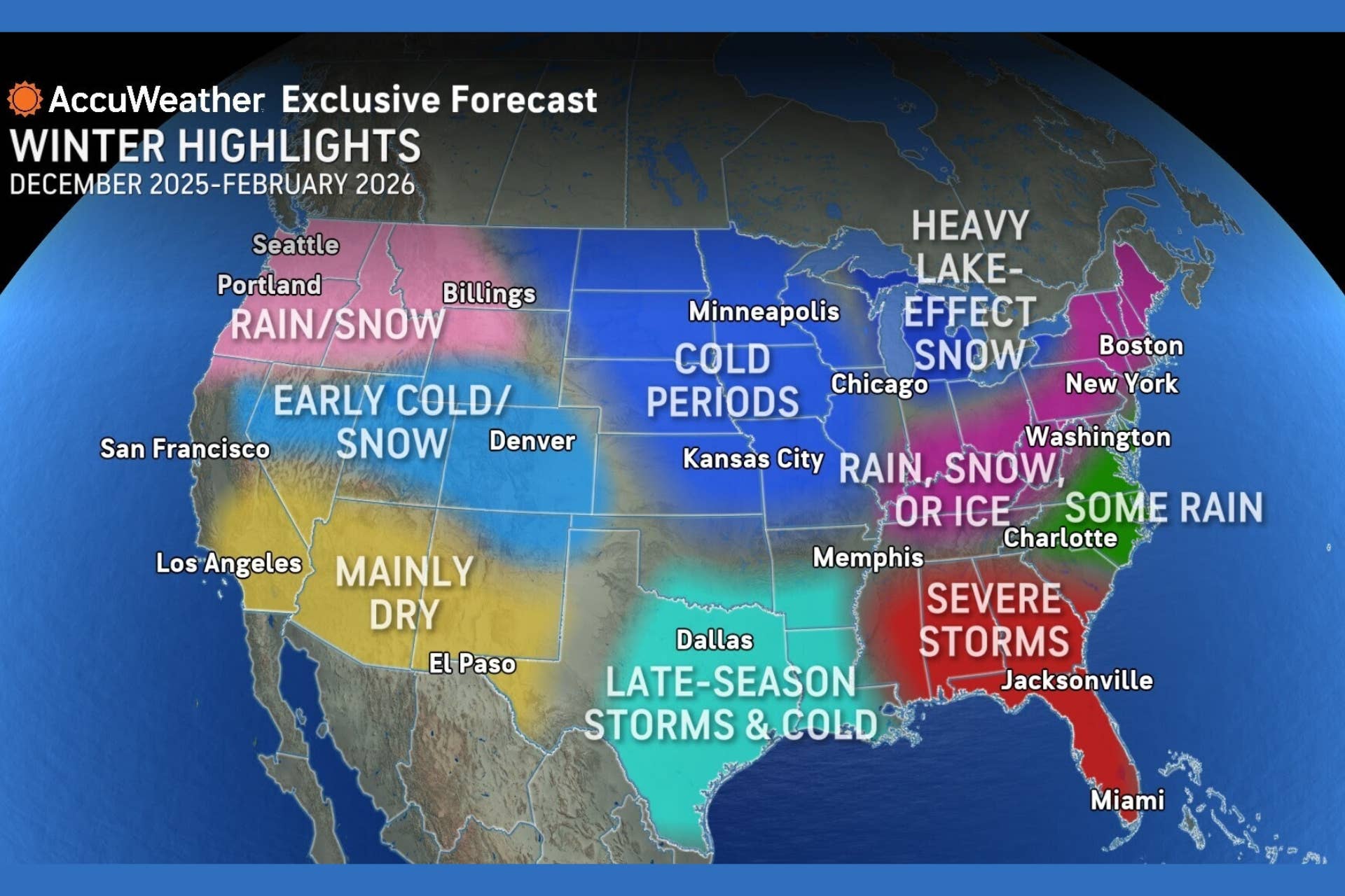 AccuWeather Predicts La Niña Will Bring "Stormy Winter" in 2026 - POWDER