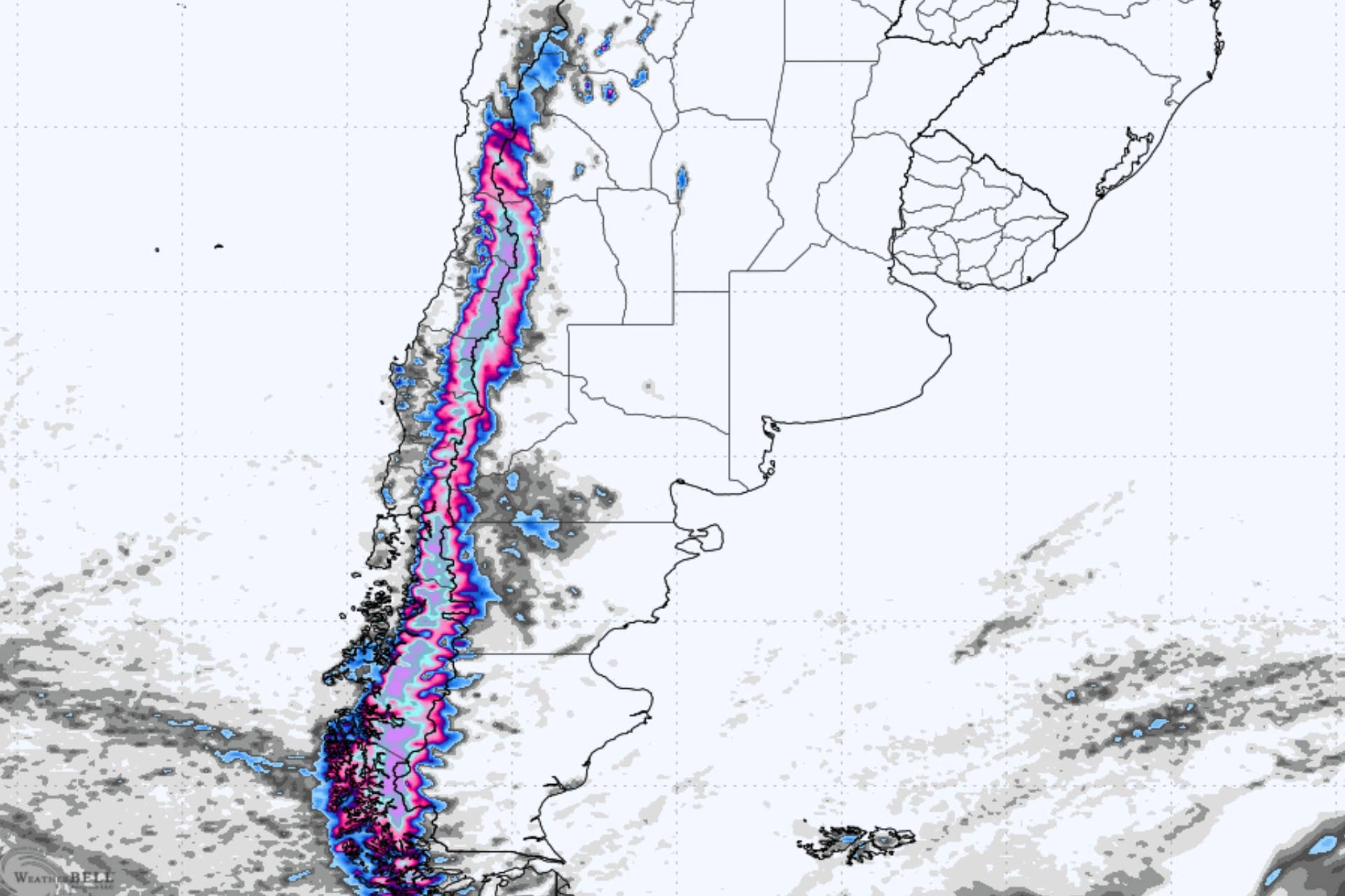 Strong Winter Storm Forecasted for Chile: August, 2025 - POWDER