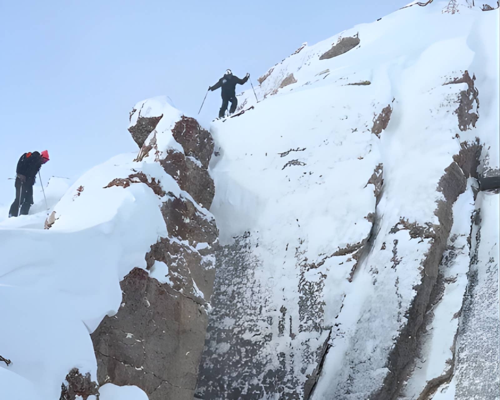 Skier Drops Into Jackson Hole's S&S Couloir (Video) - POWDER