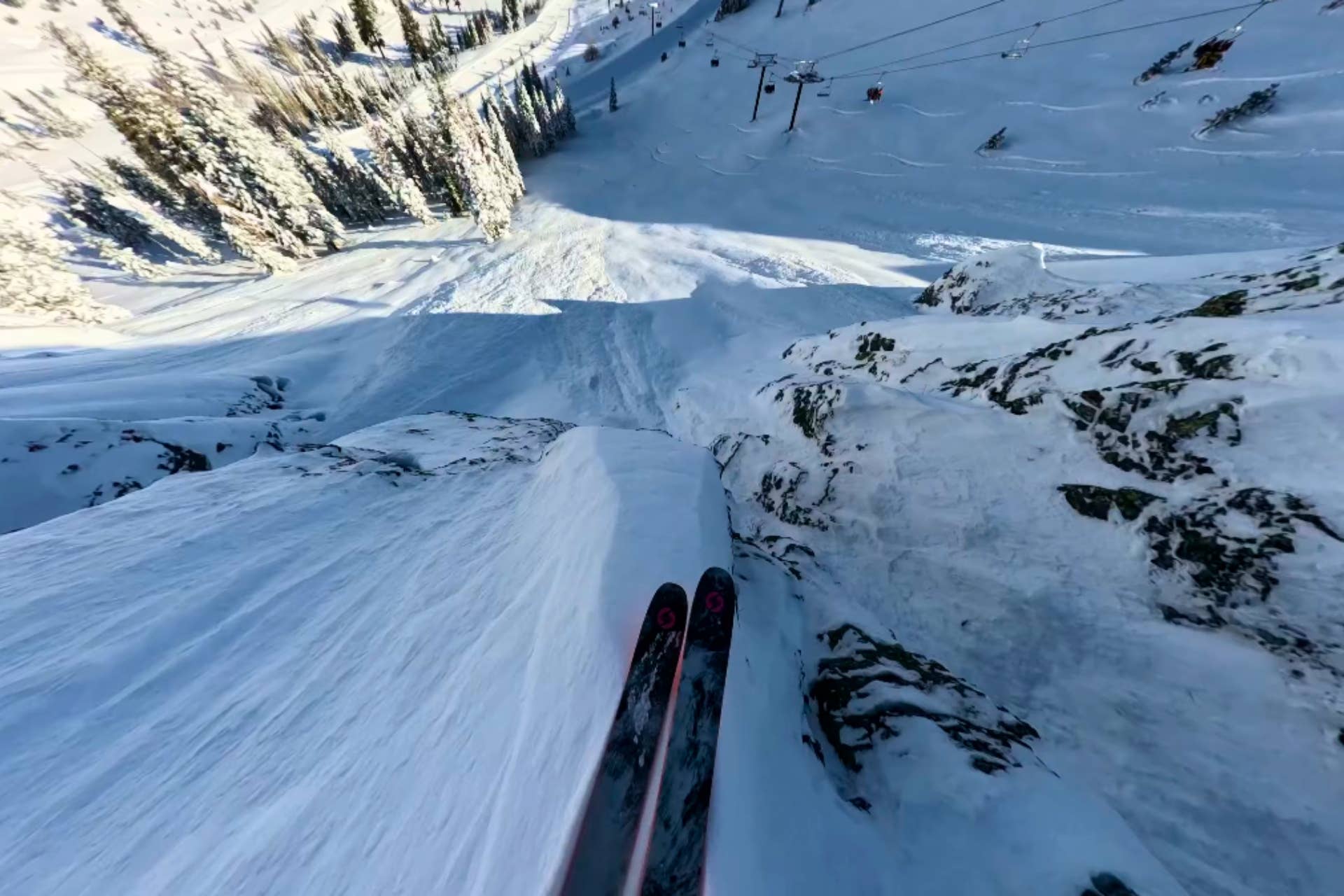 The Best Line On Palisades Tahoe's "The Fingers" - POWDER