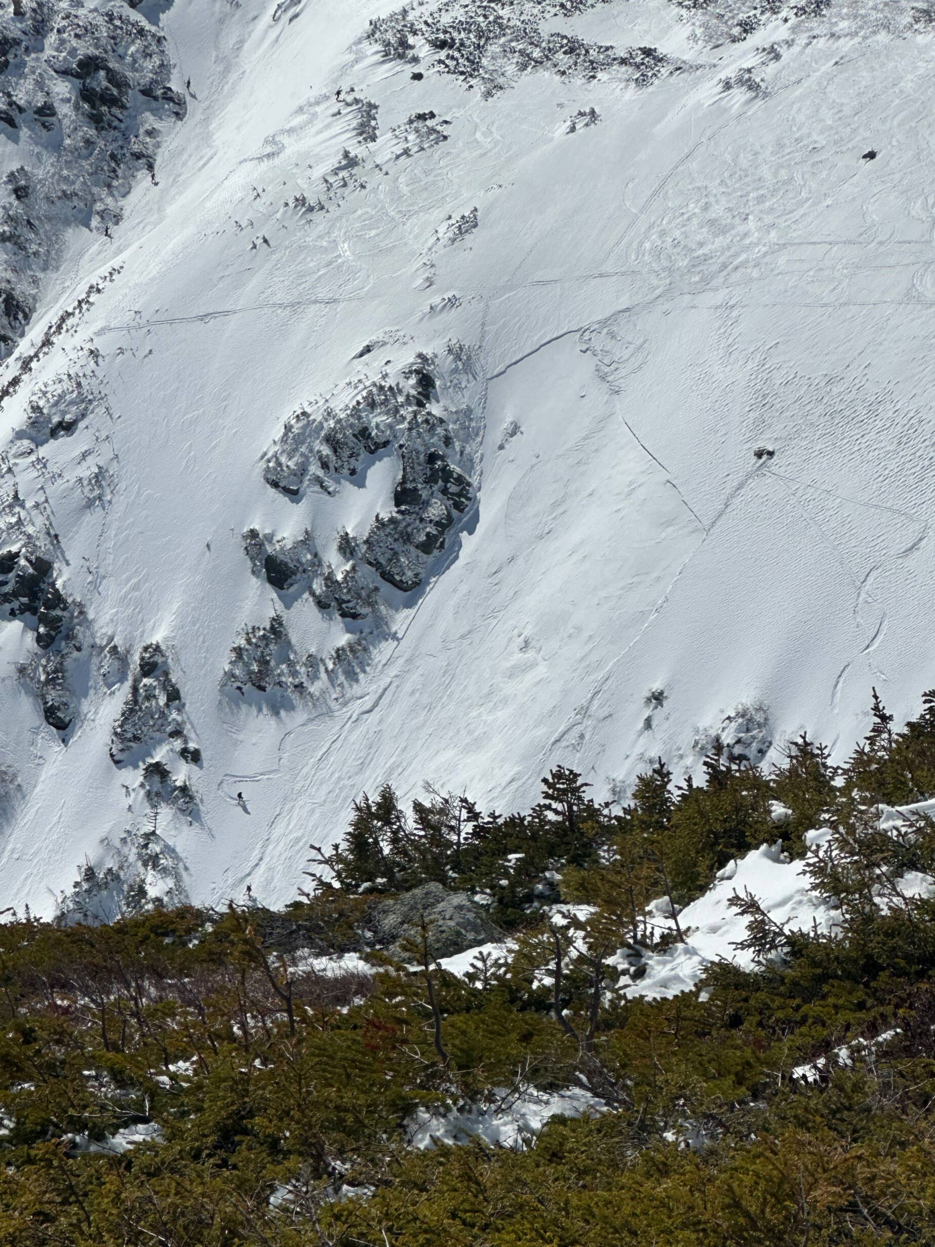 Avalanche Captured in Tuckerman Ravine, Mount Washington - POWDER