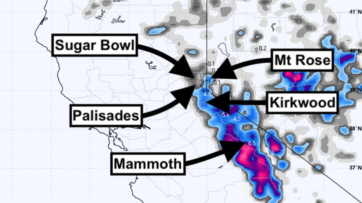 Mammoth Mountain Expecting 7 Inches of Snow From Late-May Storm - Powder