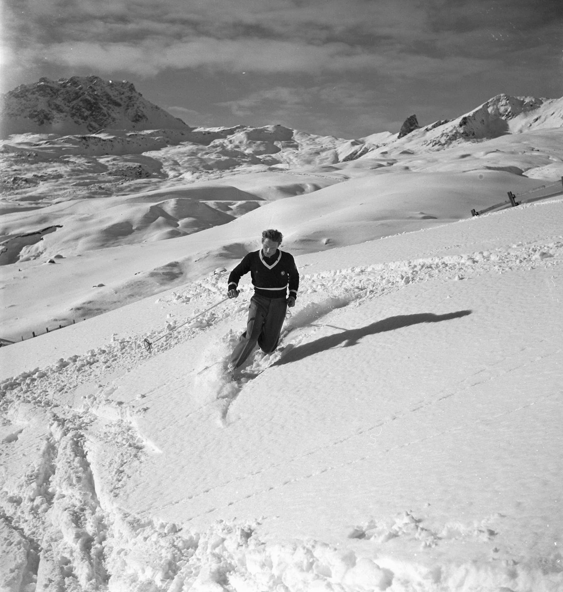 Destitute, Save For A Ski Turn - Powder