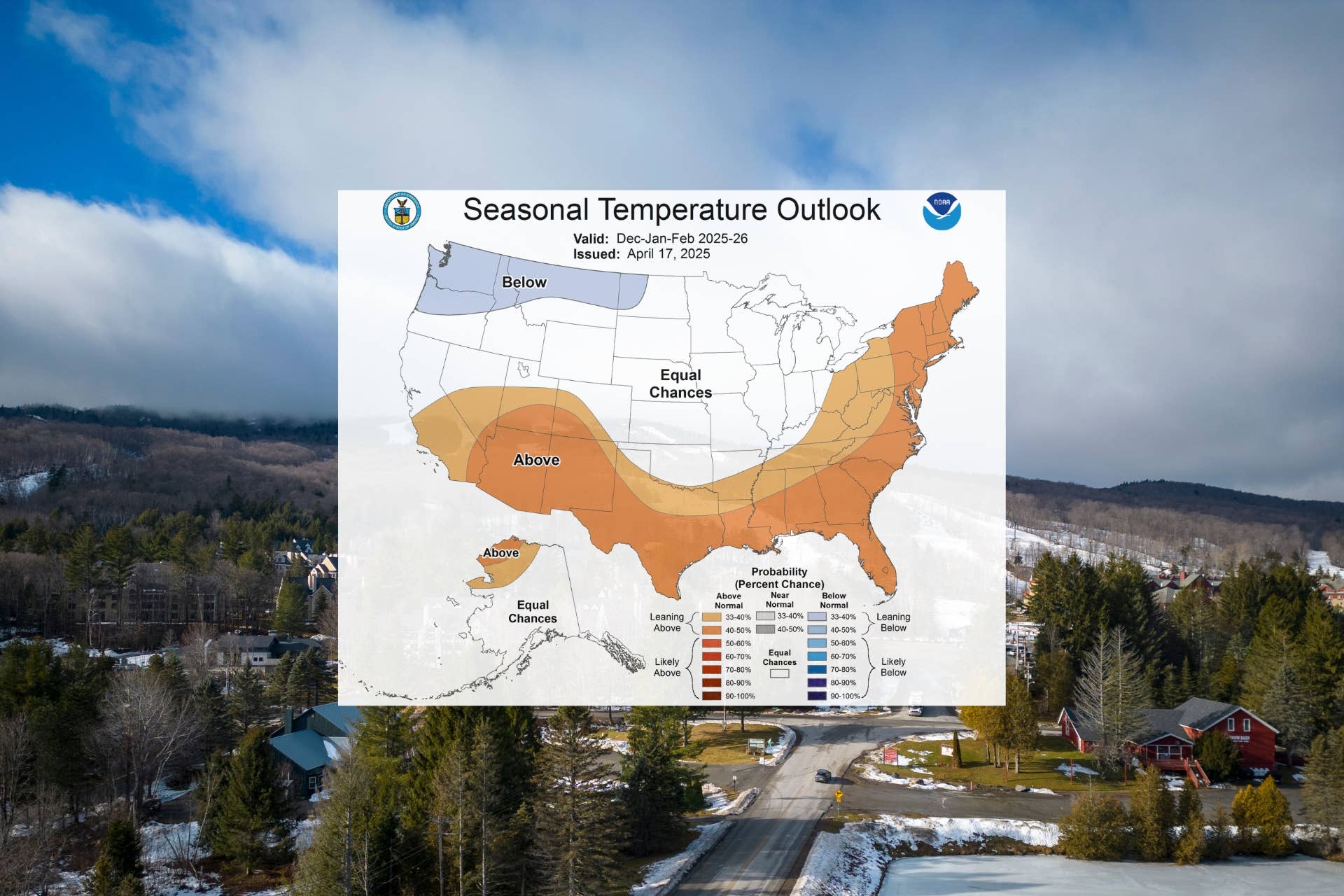 Warm Temps Forecasted for Next Ski Season in New England - Powder