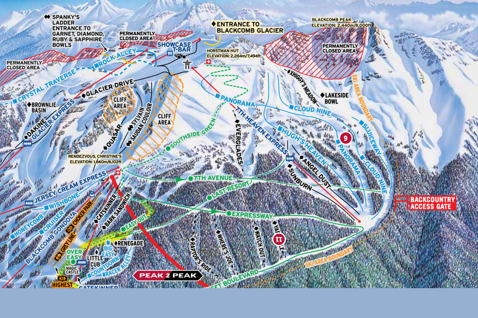 Whistler Blackcomb Winter Trail Map: The Best Runs and Lifts - POWDER