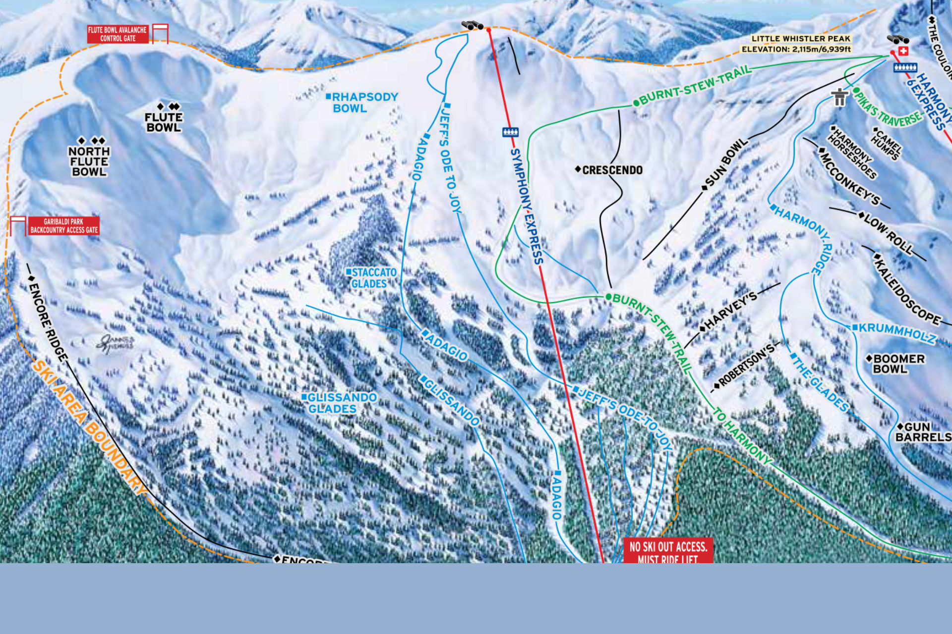 Whistler Blackcomb Winter Trail Map: The Best Runs and Lifts - POWDER