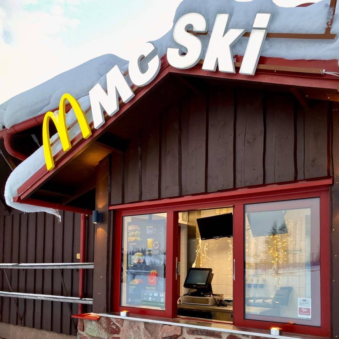McSki Sweden: The World's Only Ski-Thru McDonald's