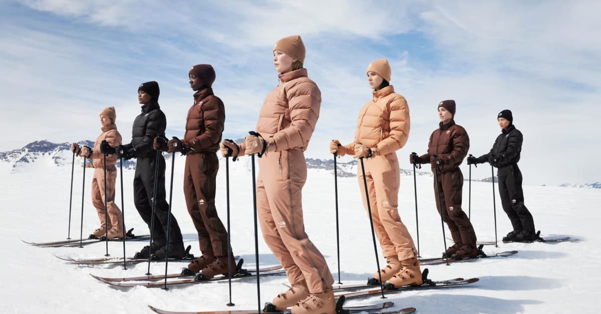 The North Face Has A New Ski Gear Line With Kim Kardashian's Skims Brand