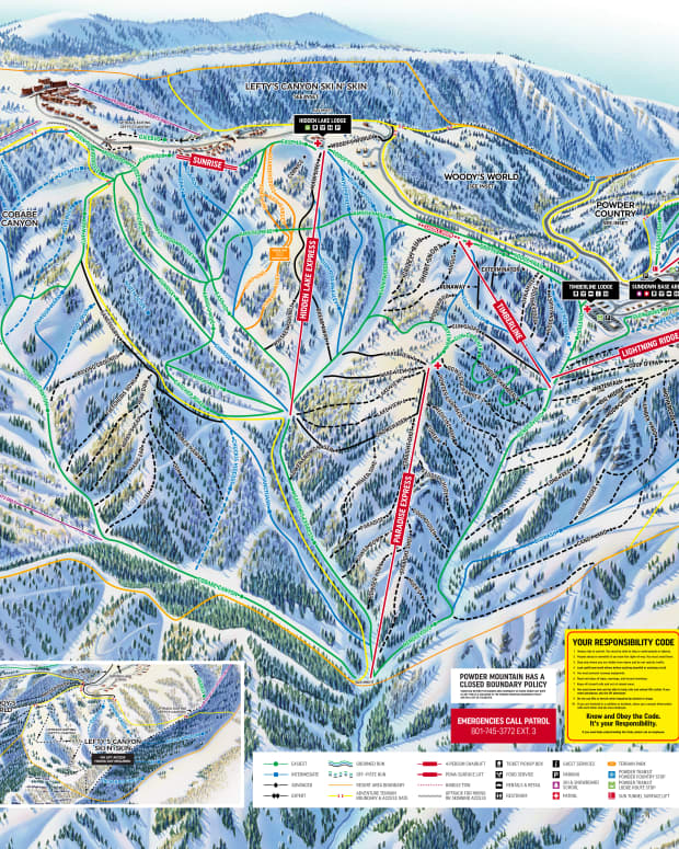 Unique Cross-Border Ski Area Reveals New Trail Map