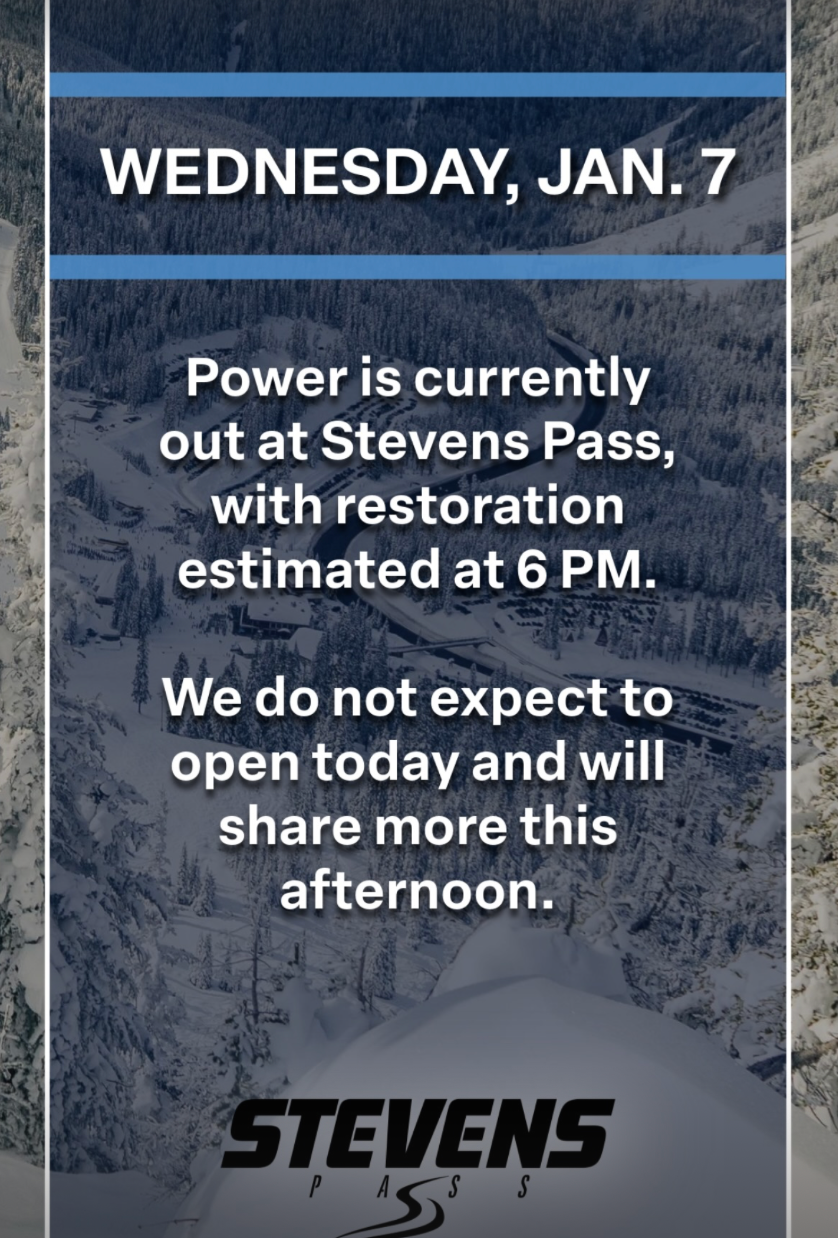 Power Outage Shuts Down Major Washington Ski Resort Amid Winter Storm ...