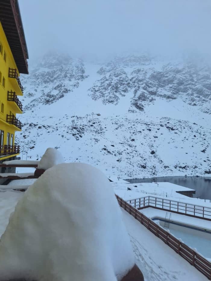 Ski Portillo Buried by First Big Snowfall of the Year