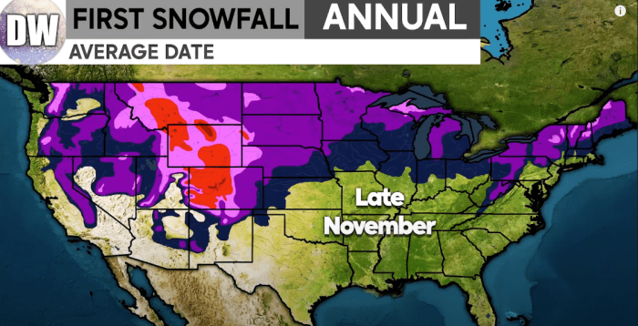 When to Expect Your First Snowfall This Winter