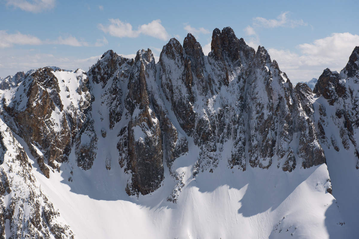 Hunting Couloirs in Idaho's Sawtooth Range