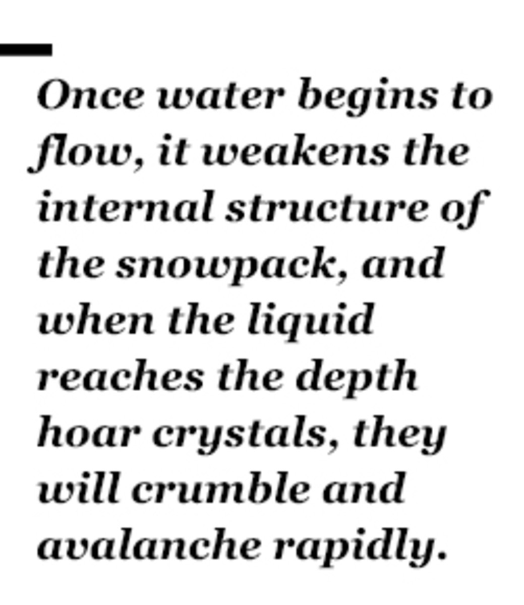 Be Aware of Depth Hoar