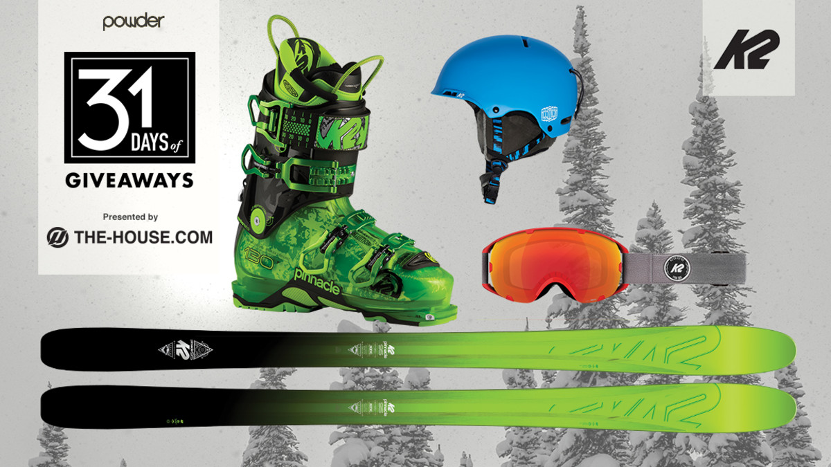 31 Days of Giveaways—K2 Skis, Boots, Helmet, and Goggles