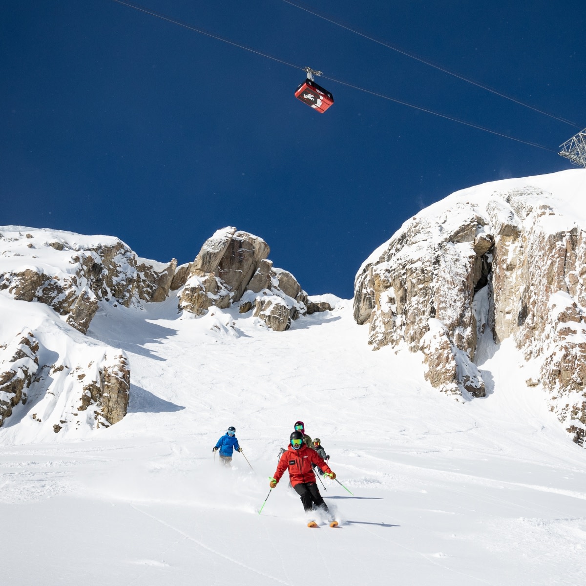The First Family of Jackson Hole's S&S Couloir