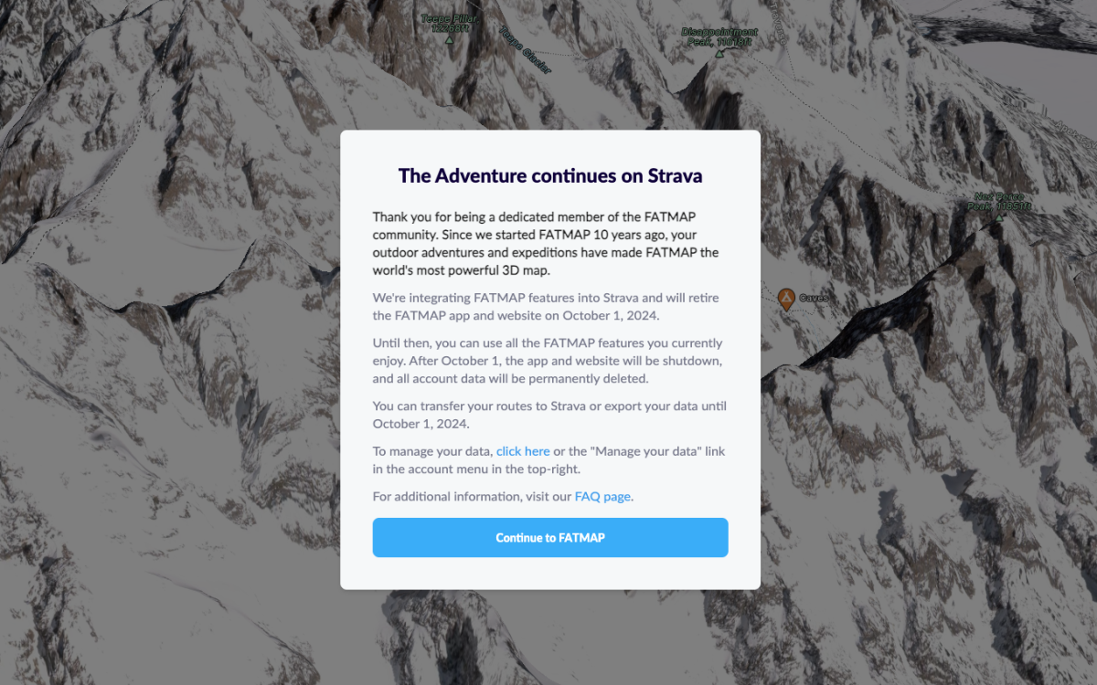 Strava Turned Off Fatmap - What That Means For Skiers
