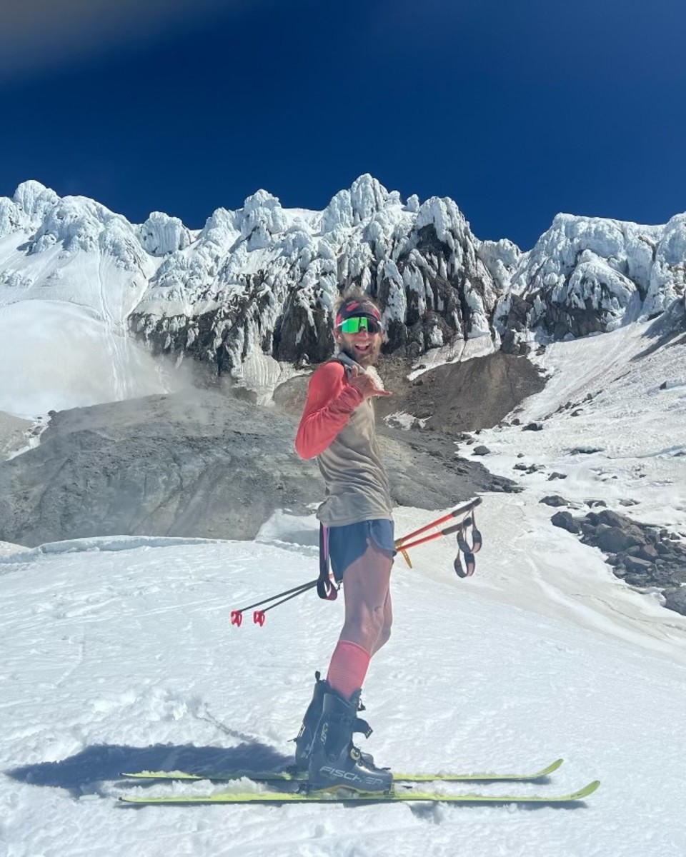 Skier Smashes World Record for Human-Powered Vertical Feet Skied in a Year