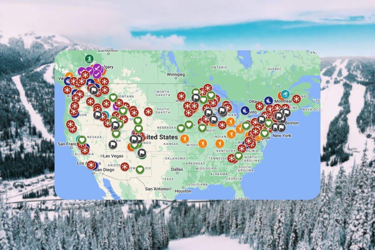 Internet Hero Creates Helpful Map Of Almost Every Mega-Pass Ski Resort ...
