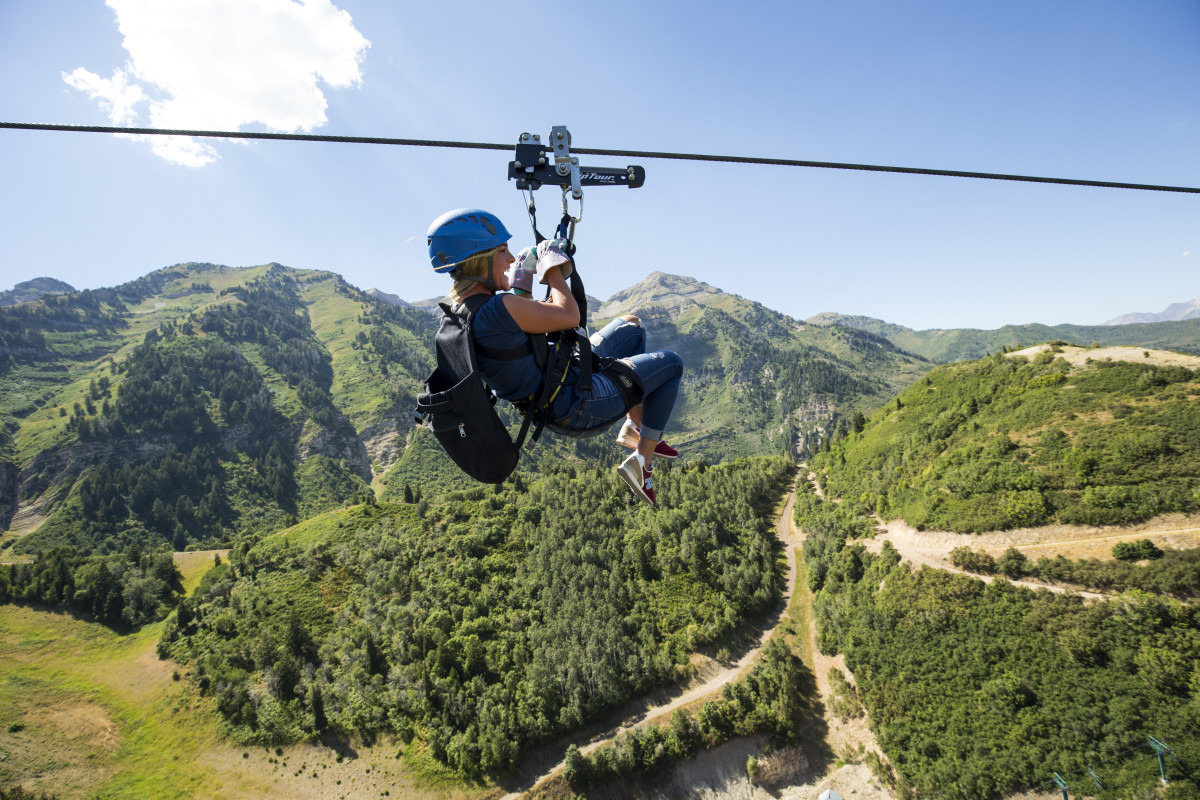 The 7 Best Ski Resorts for Ziplining in North America