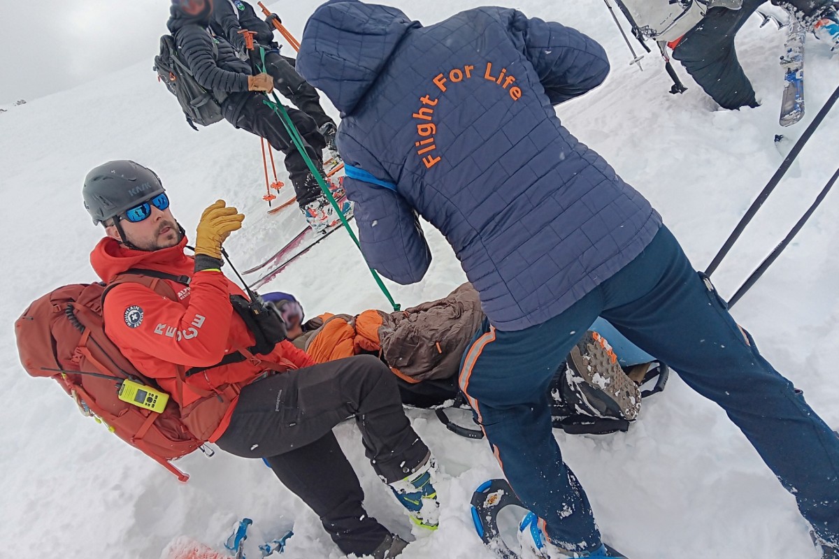 Avalanche Shatters Snowboarder's Knee Cap in Colorado