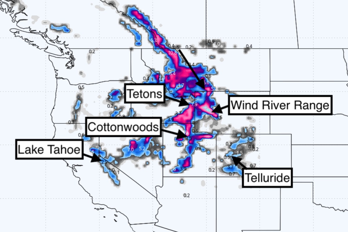 Colorado & Utah Could See 20 Inches of Snow This Week