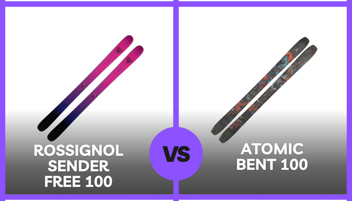 How Do The Atomic Bent 100 & Rossignol Sender Free 100 Skis Compare?