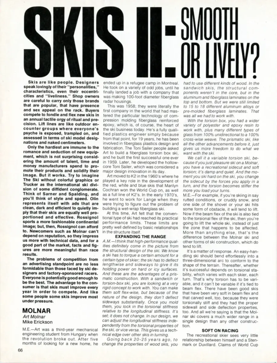 5 Ski Brands You Used To See in POWDER Magazine