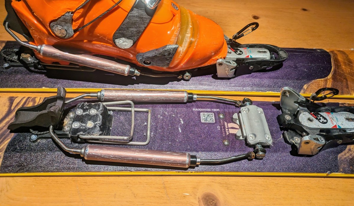 How This Telemark Skier Made His Own Bindings