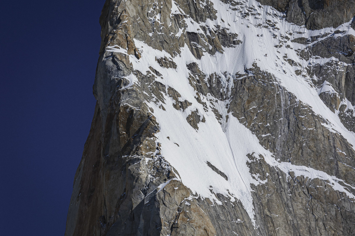 The Art of "Big Wall" Skiing in Patagonia