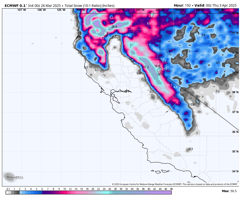 Epic Powder Alert: California Preps for 48 Inches of Snow