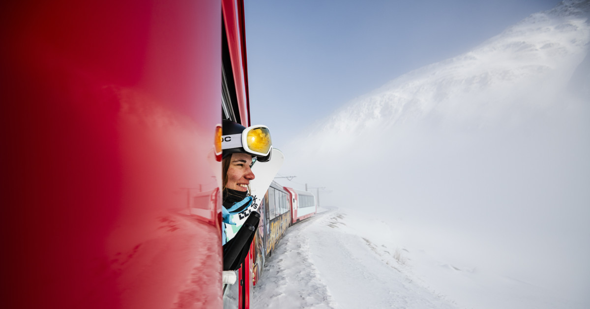 The Alps by Train - Powder