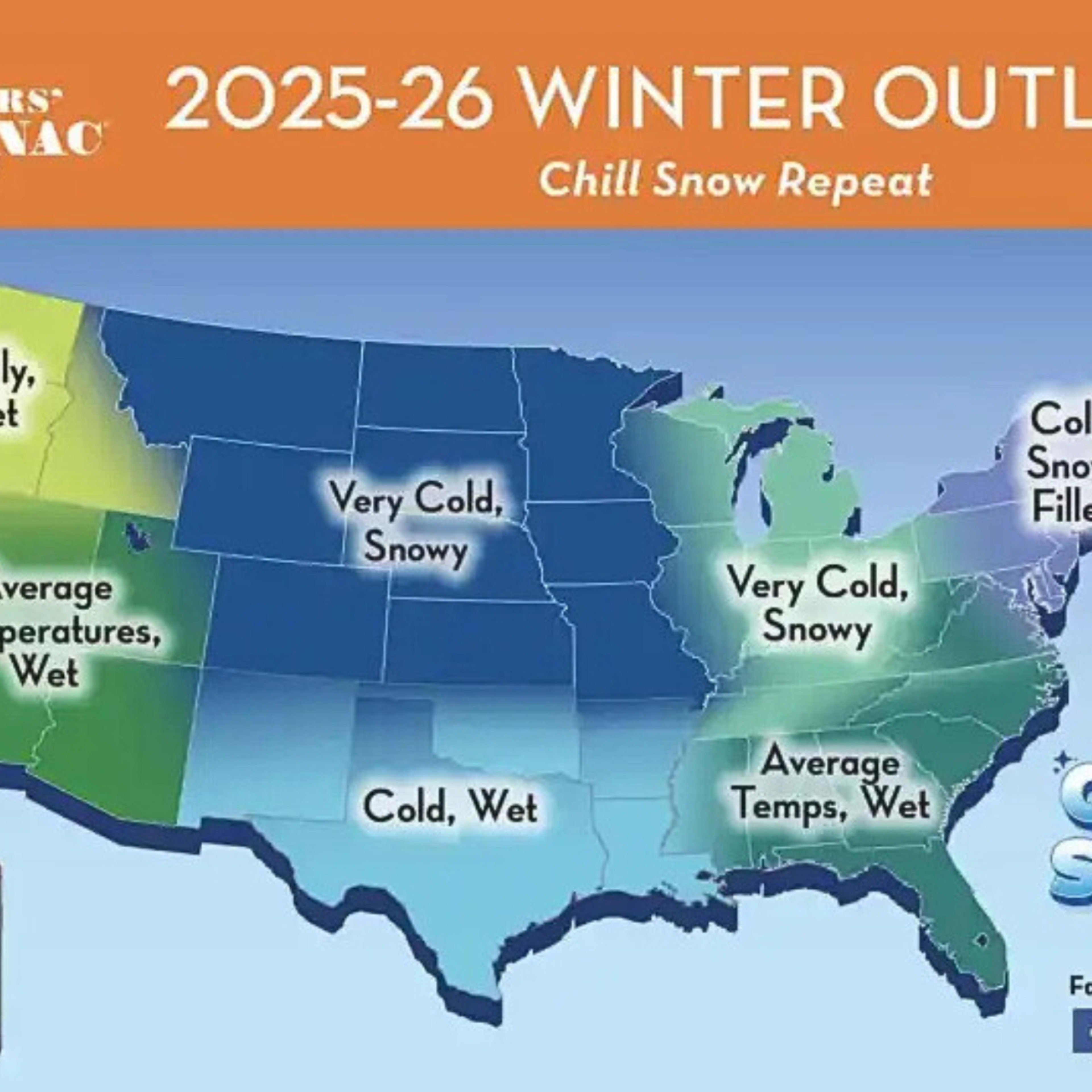 YouTuber Direct Weather's Winter 25/26 Forecast - Powder