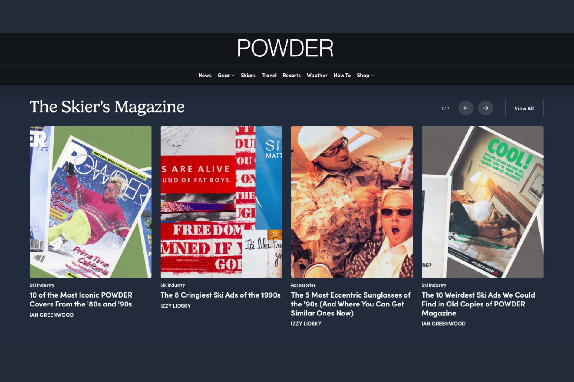 POWDER Magazine Launches New Website Design - Powder