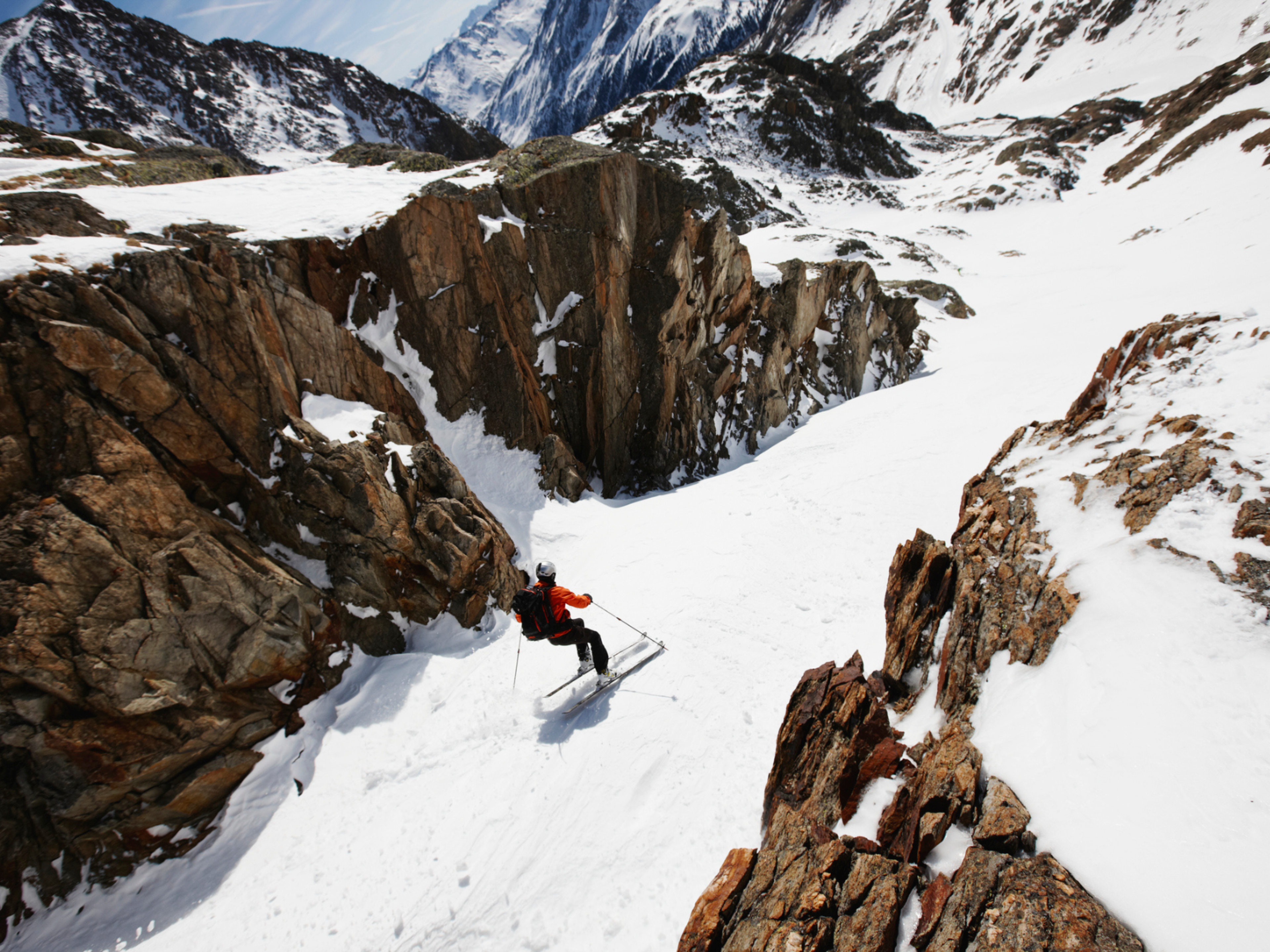 What Is a Couloir? How To Ski Steep, Technical Terrain - Powder