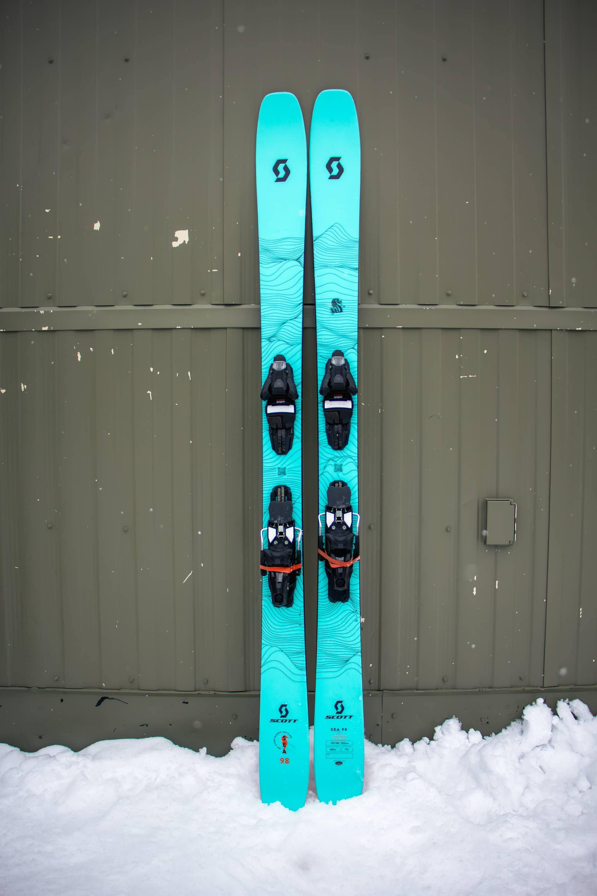 Scott SEA 98 Skis Review - Powder