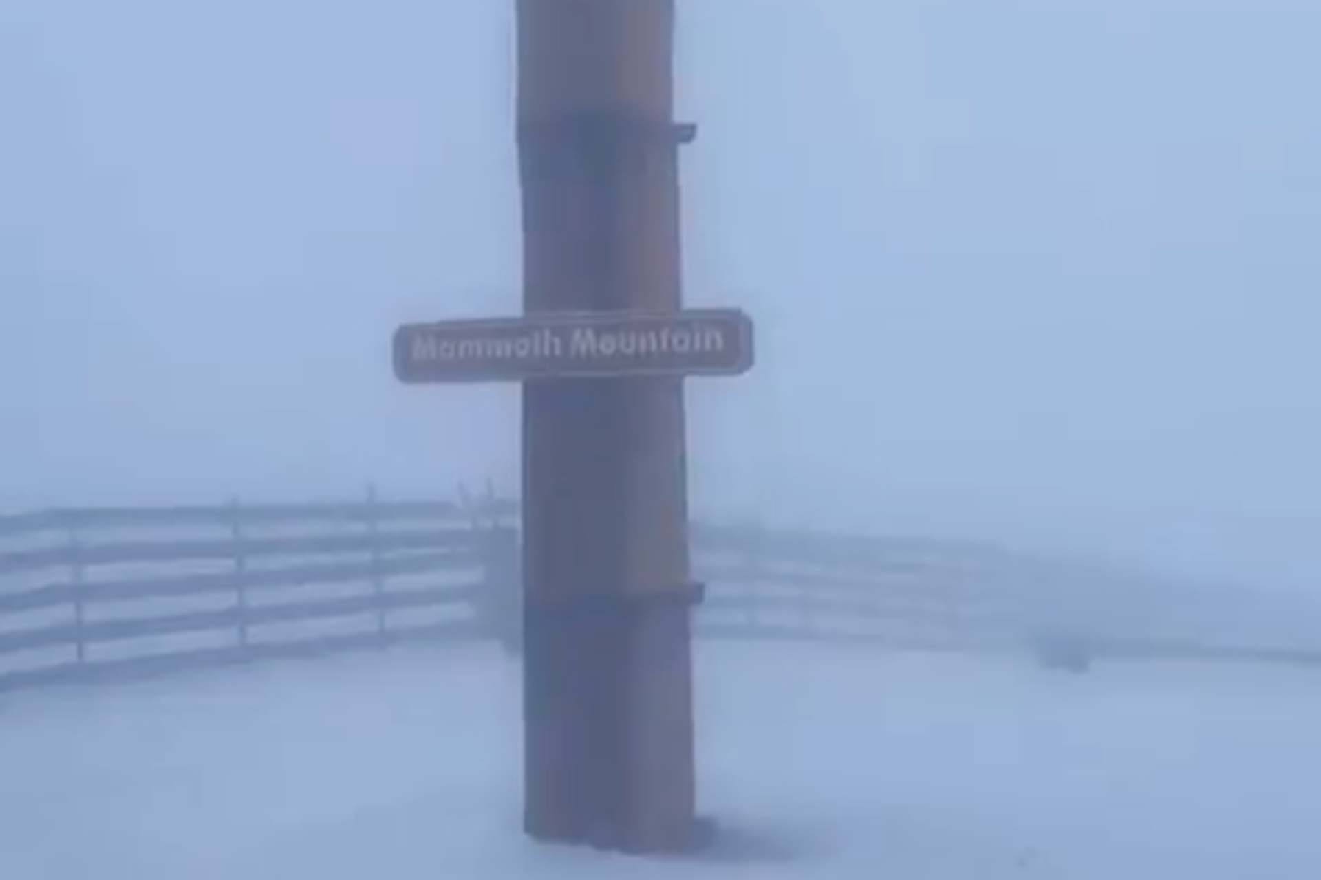 Mammoth Mountain, CA Records First Snowfall of the Season - Powder