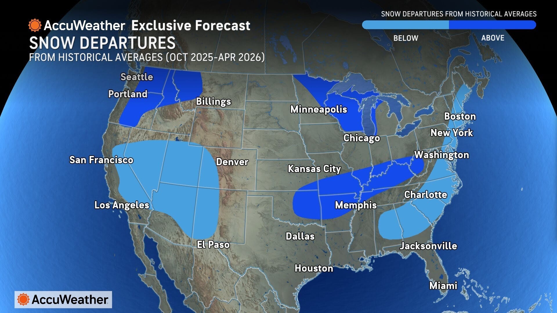 AccuWeather Predicts La Niña Will Bring "Stormy Winter" in 2026 - Powder