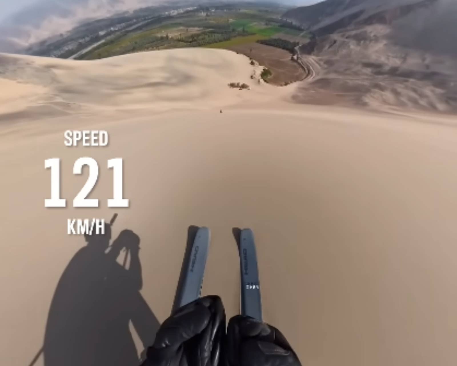 French Skier Sets Sand Skiing Speed Record at 75 MPH - Powder