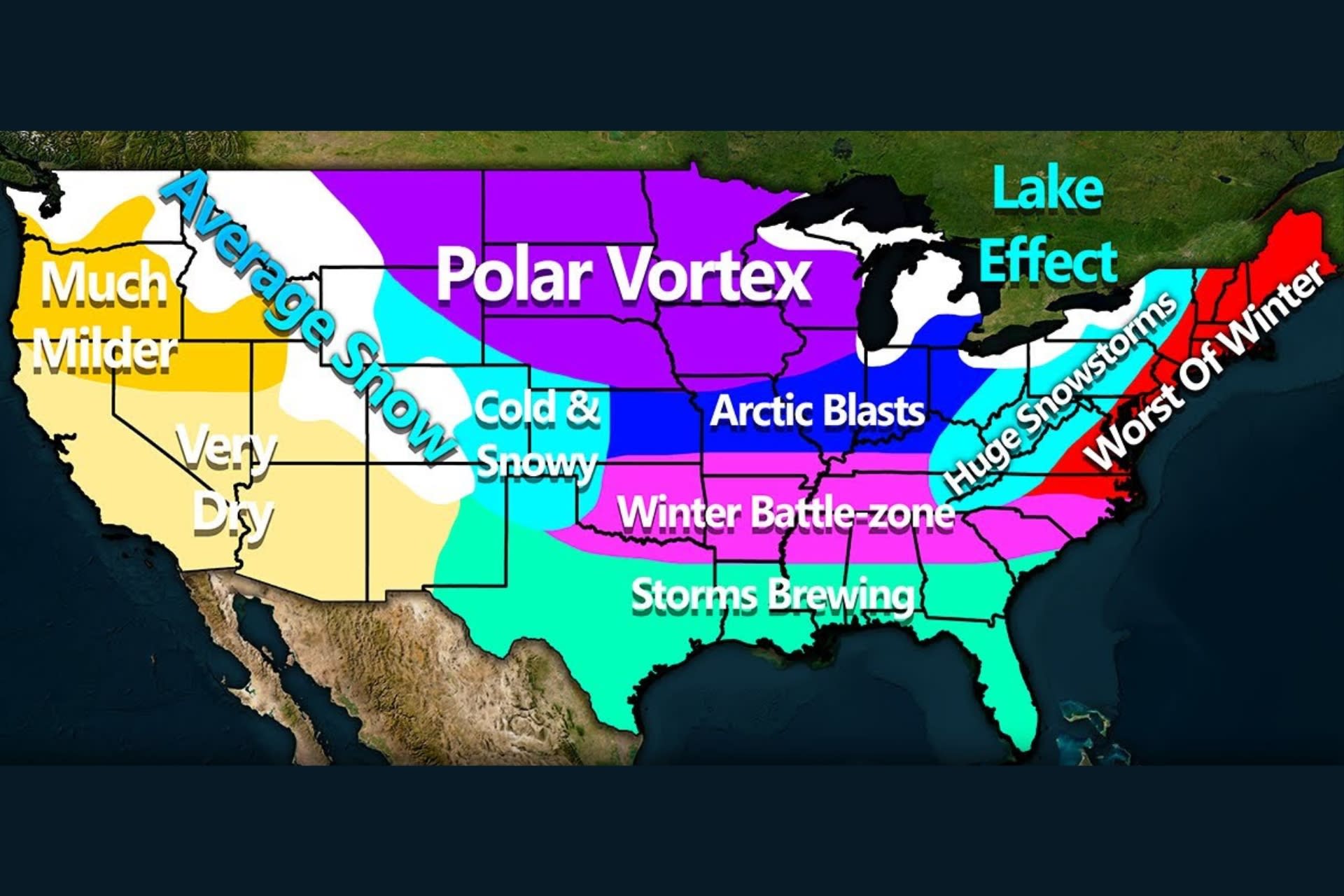 YouTuber Direct Weather's Winter 25/26 Forecast - Powder