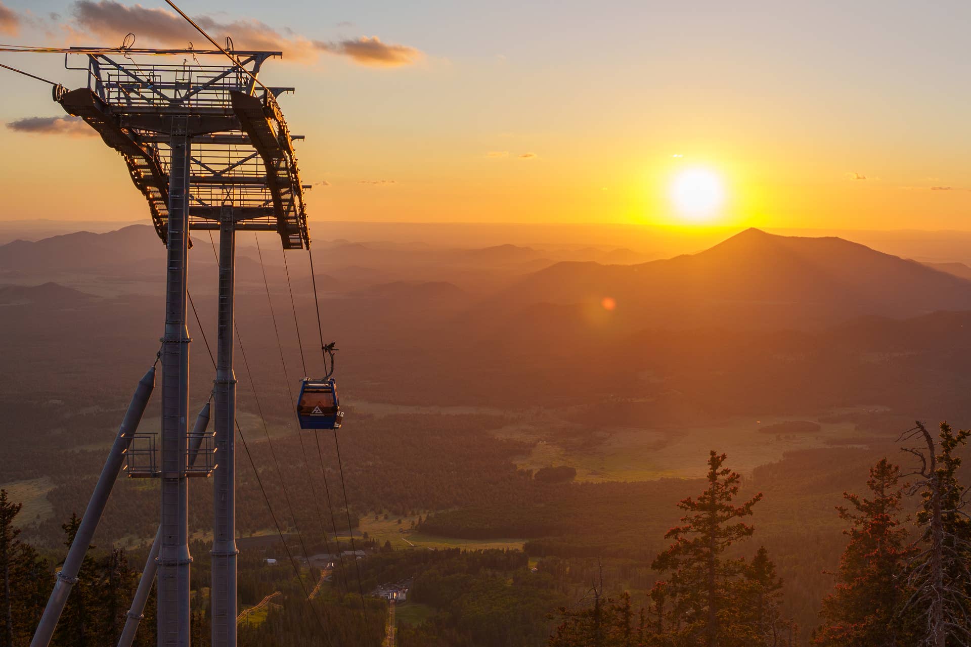 Arizona Snowbowl Serves Five-Course Meal on Gondola - Powder