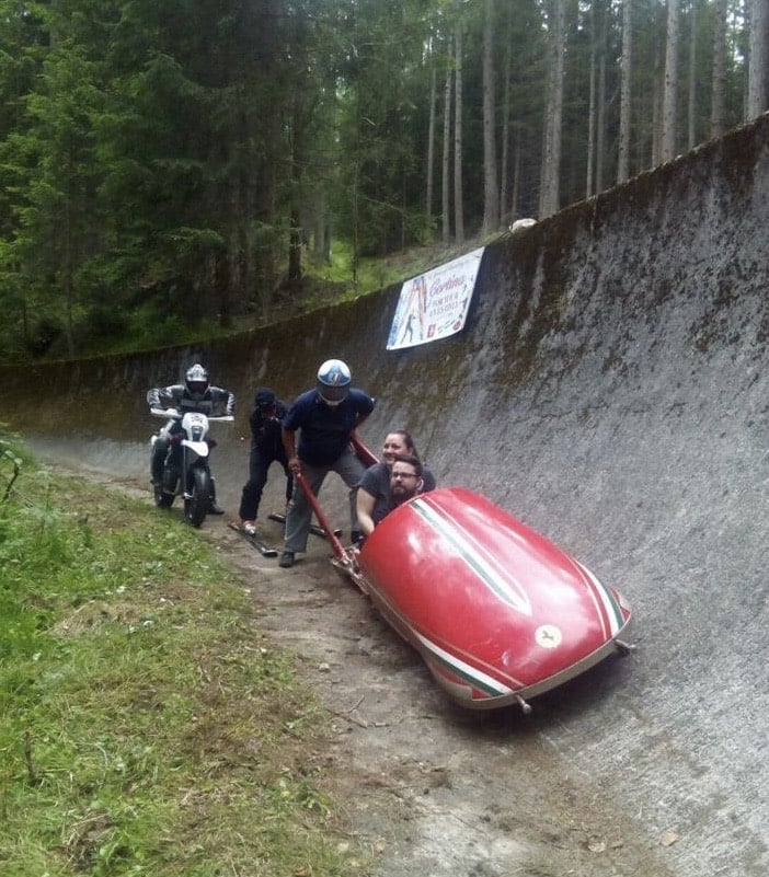New Olympic Bobsled Track in Cortina—James Bond Skied The Old One - Powder