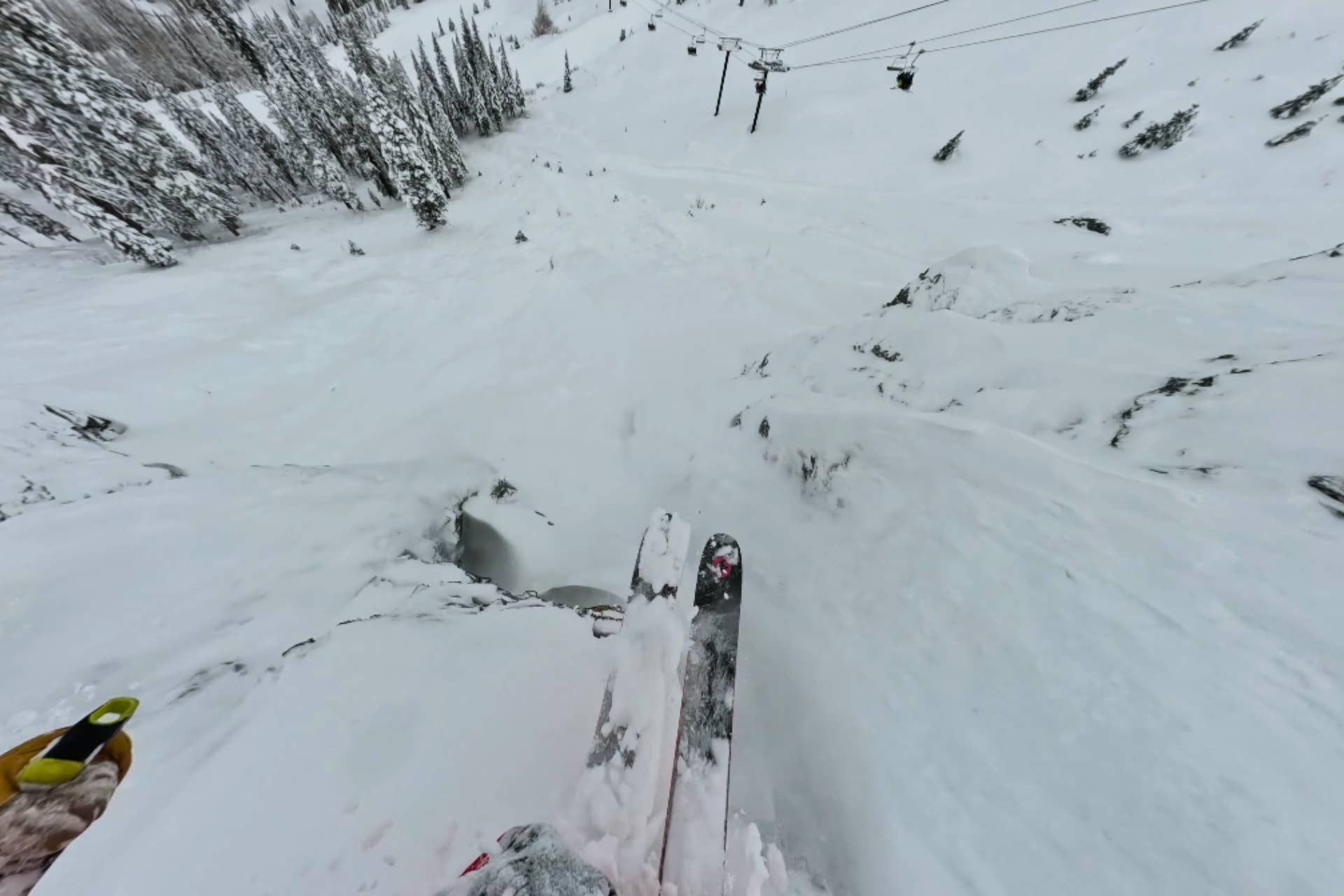 How To Win The Fingers Race at Palisades Tahoe, California - Powder