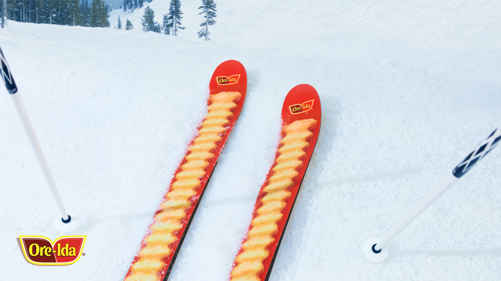 Fischer and Ore-Ida Debut French Fry Ski Collaboration - Powder