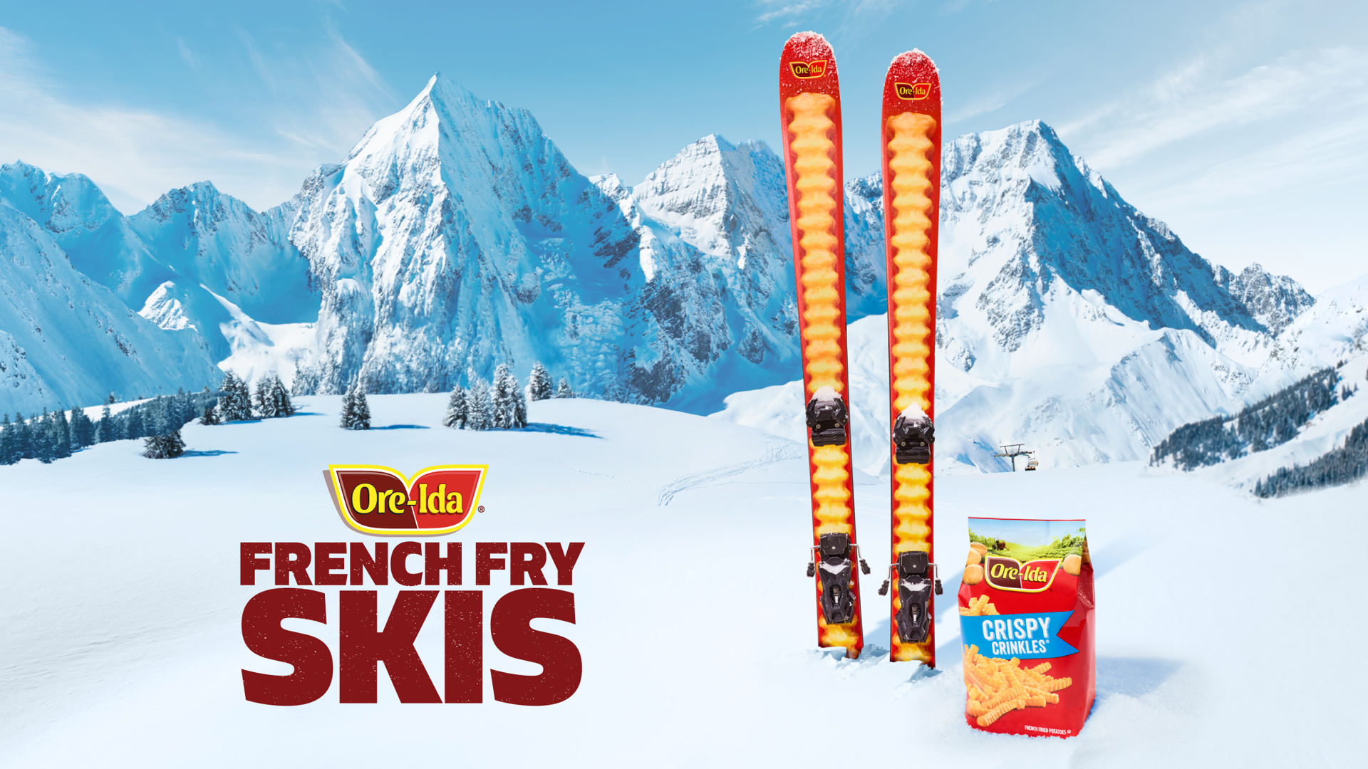 Fischer and Ore-Ida Debut French Fry Ski Collaboration - Powder