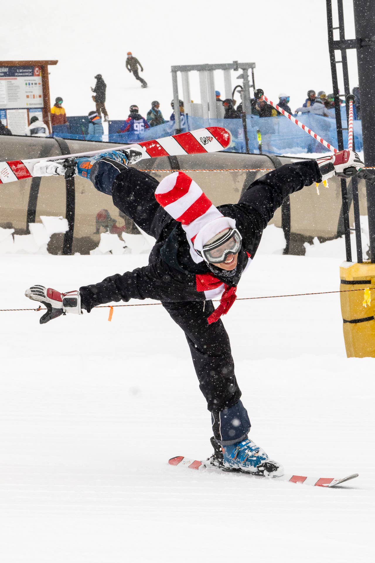 Ski Ballet Competition at Monarch Mountain, Colorado - Powder