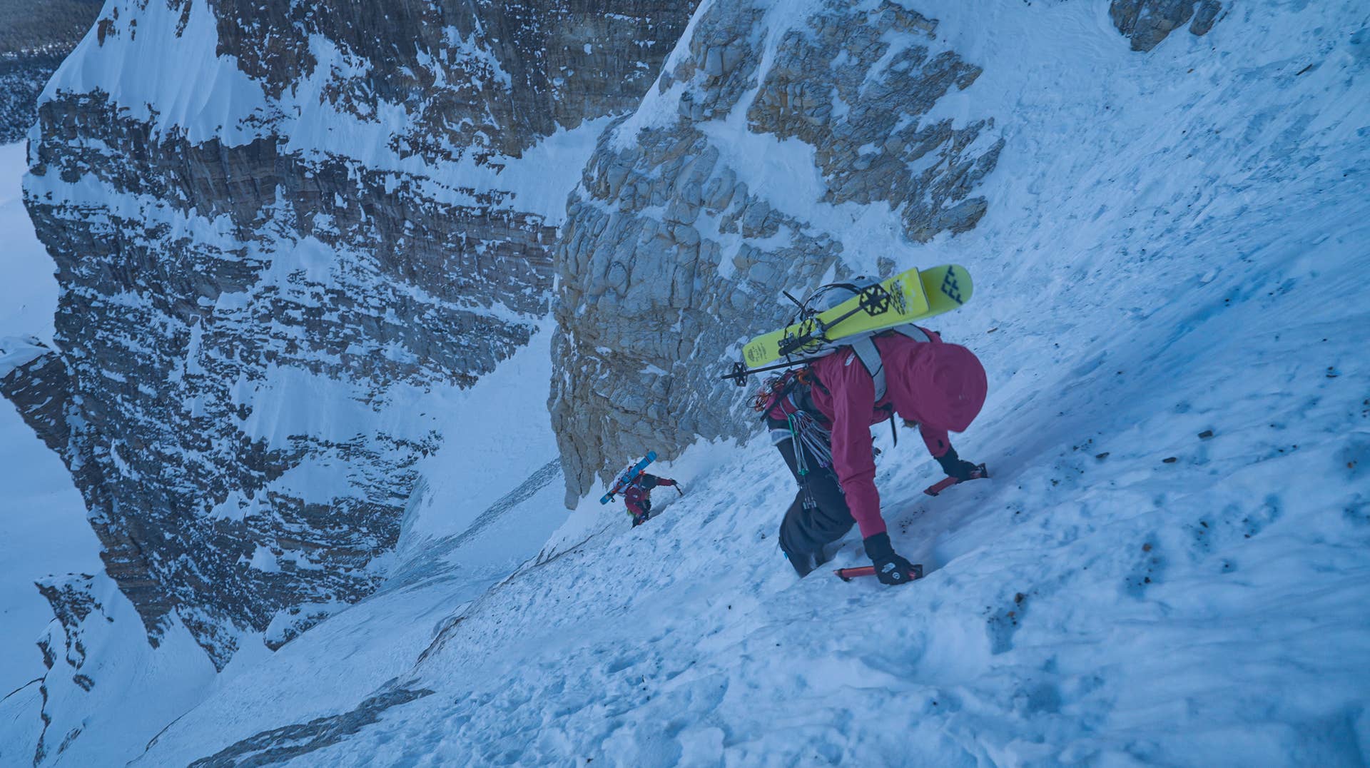 A New First Ski Descent on Canada's Deltaform Mountain - Powder
