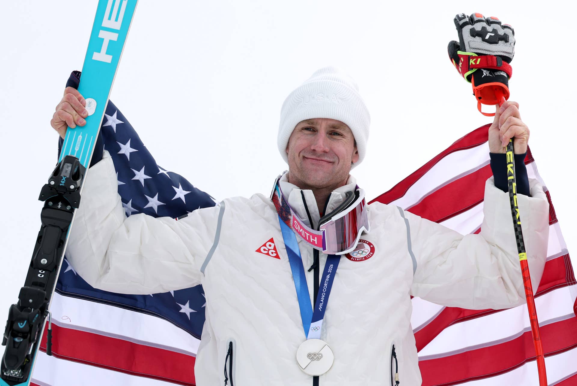 Ryan Cochran-Siegle Wins Silver In Men's Super-G at Milan-Cortina - Powder