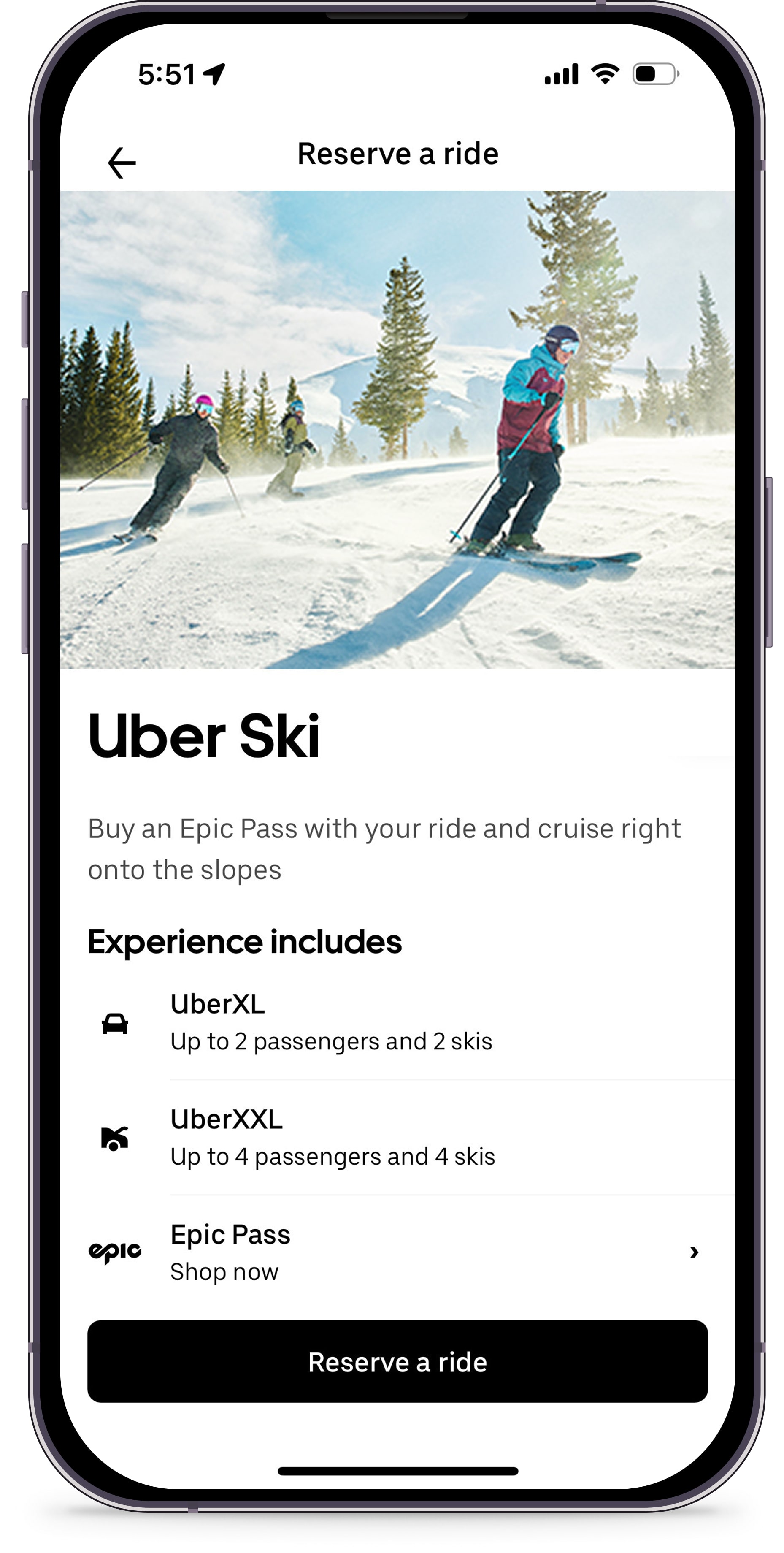 New Uber Features Aim To Help Skiers This Winter - Powder